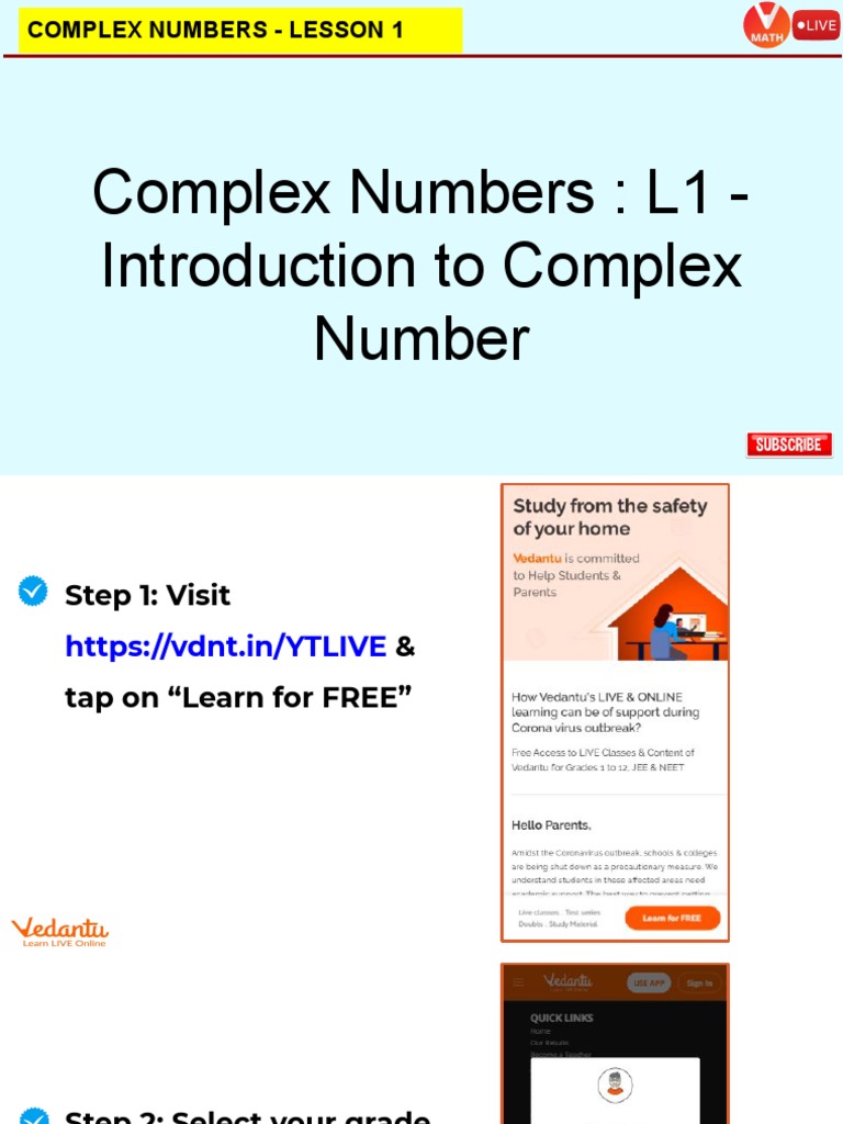 Introduction to Complex Numbers | PDF | Complex Number | Numbers