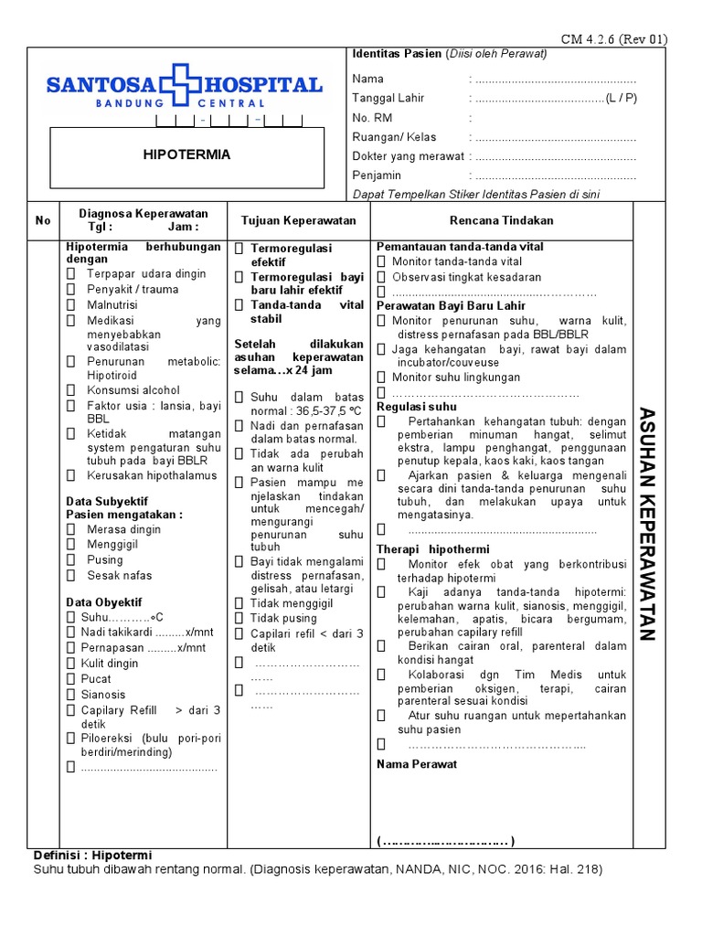 Hipotermia Askep | PDF