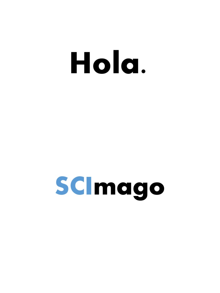 Scimago | PDF