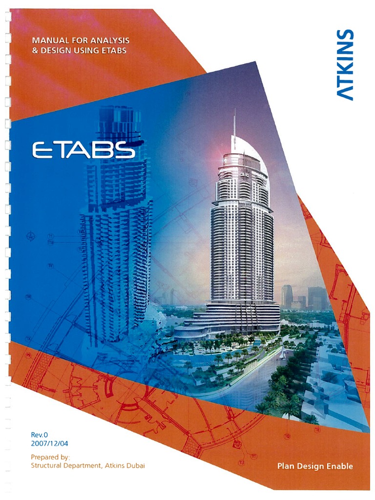 ATKINS - Manual Analysis Design Using ETABS | PDF