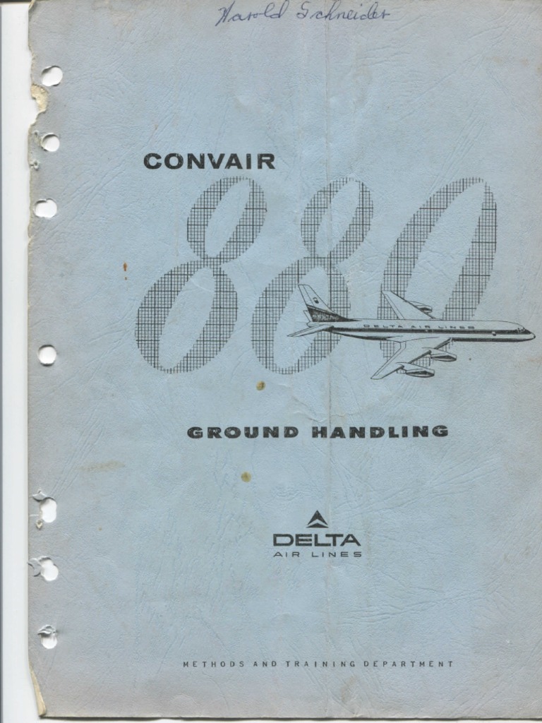 CV 880 Ground Handling | PDF