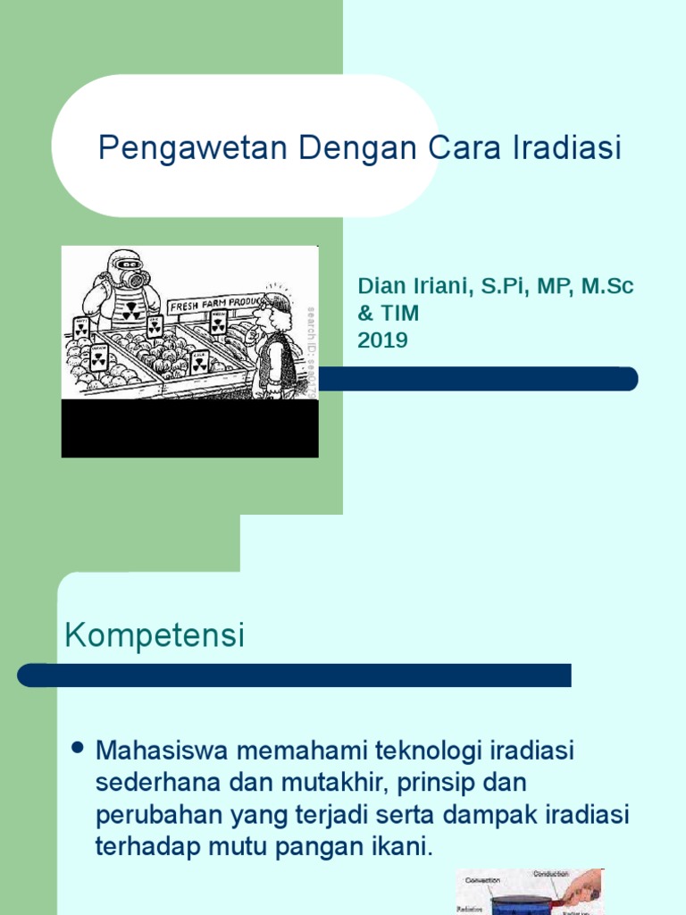 Teknik Iradiasi untuk Pengawetan Pangan | PDF