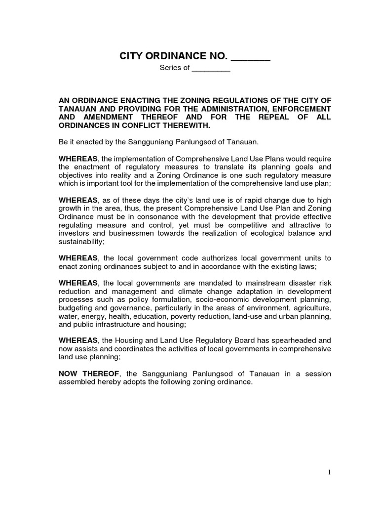 Zoning Ordinance 2016-2025 | PDF | Zoning | Land Use