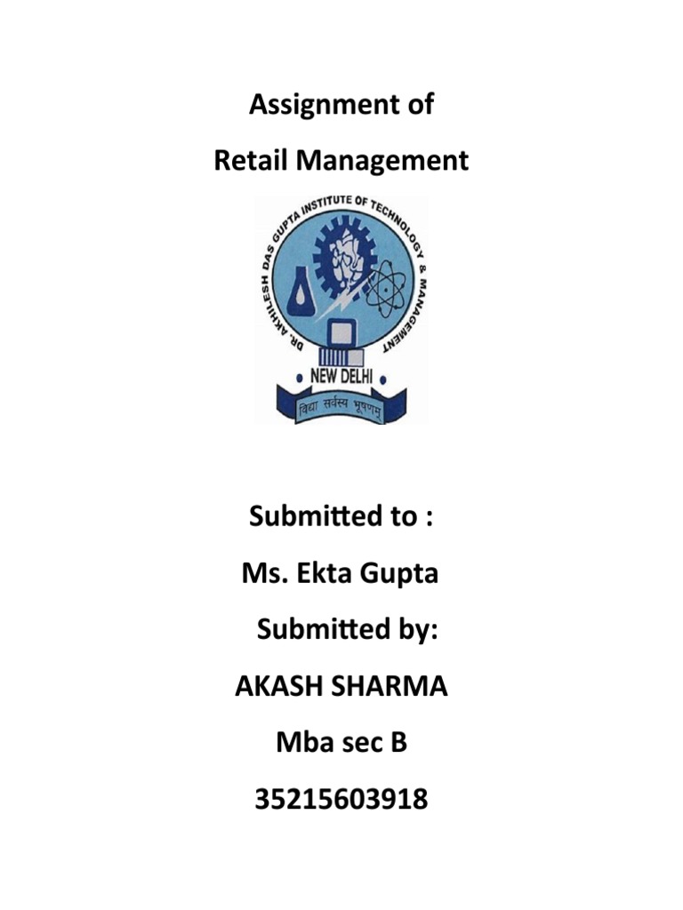Assignment of Retail Management | PDF | Customer Relationship ...
