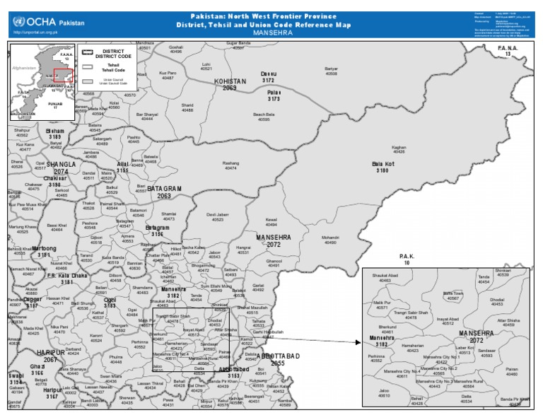 Mansehra Map | PDF