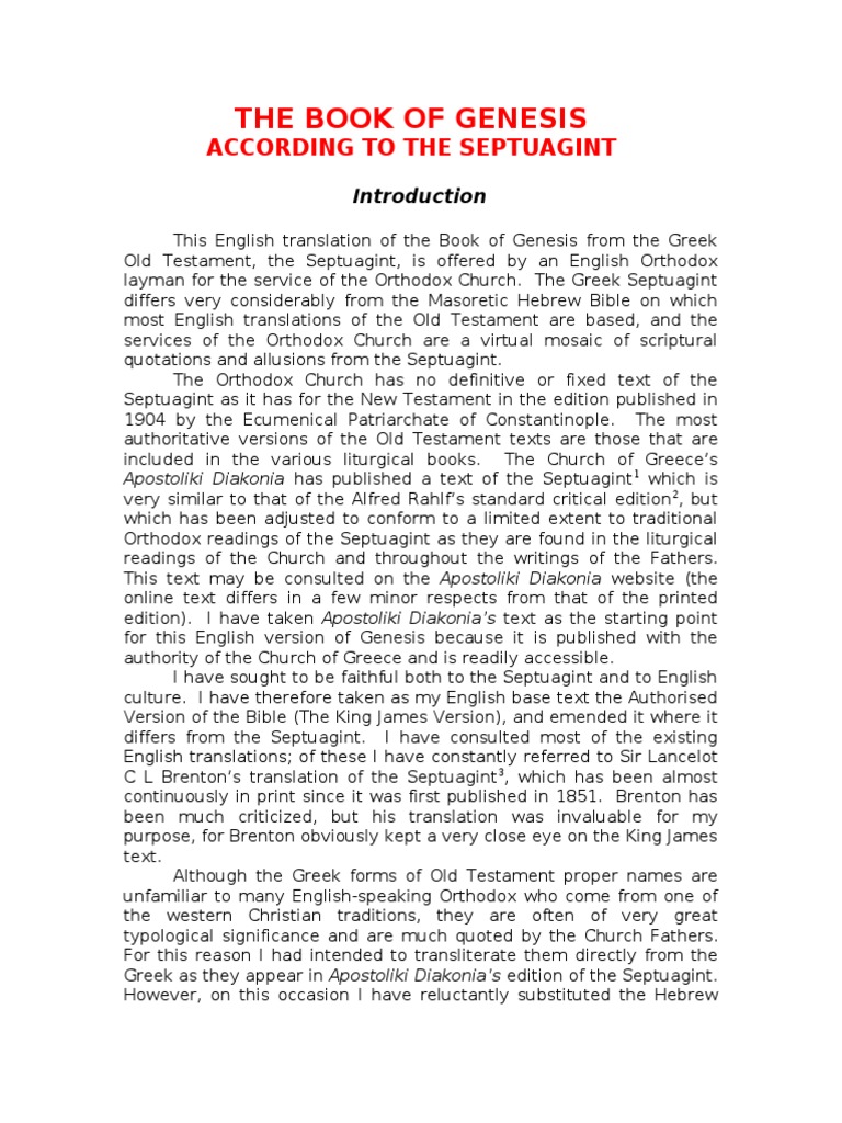 Genesis PDF | PDF | Cain And Abel | Christianity