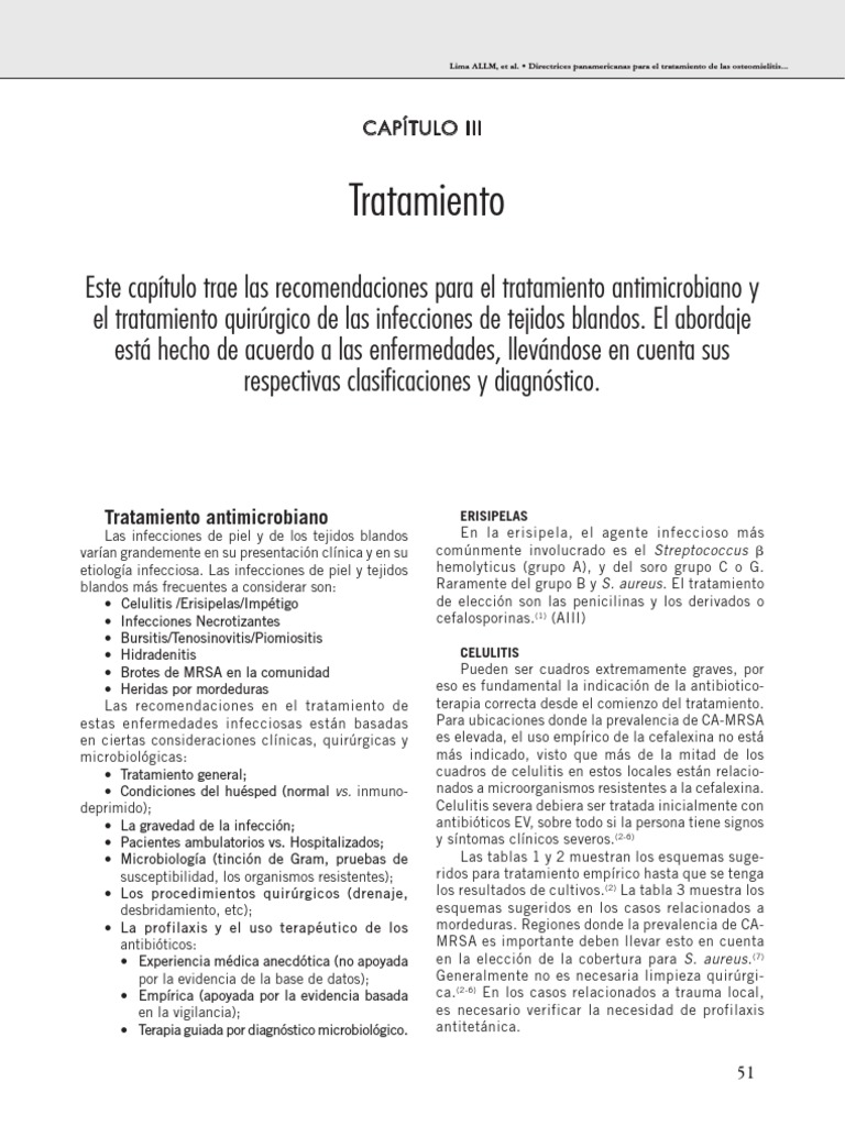 Infecciones de Tejidos Blandos PDF | PDF | Staphylococcus Aureus | Medicina