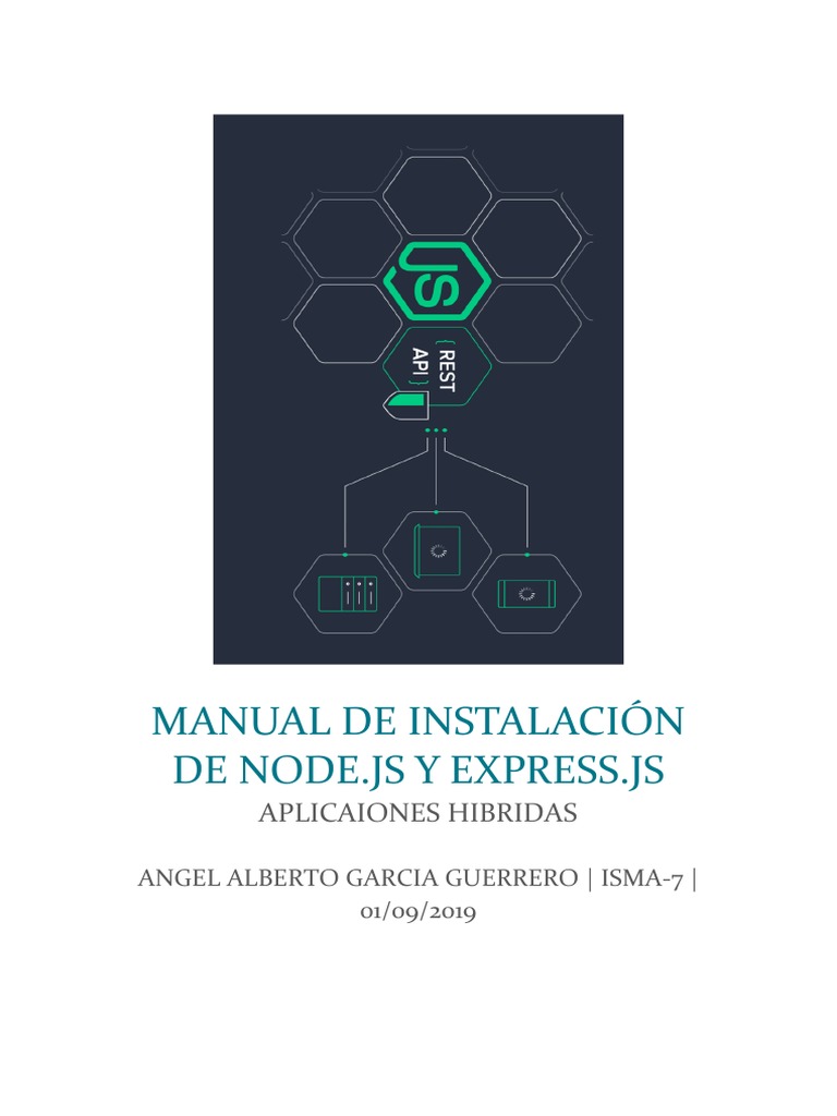 Manual de Instalación de Node - JS y Express - JS | PDF | Servidor ... Manual de Instalación de Node - JS y Express - JS | PDF | Servidor ...