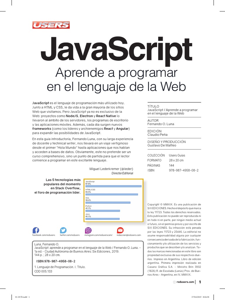 01-03 JS Imprenta PDF | PDF | Script Java | Red mundial