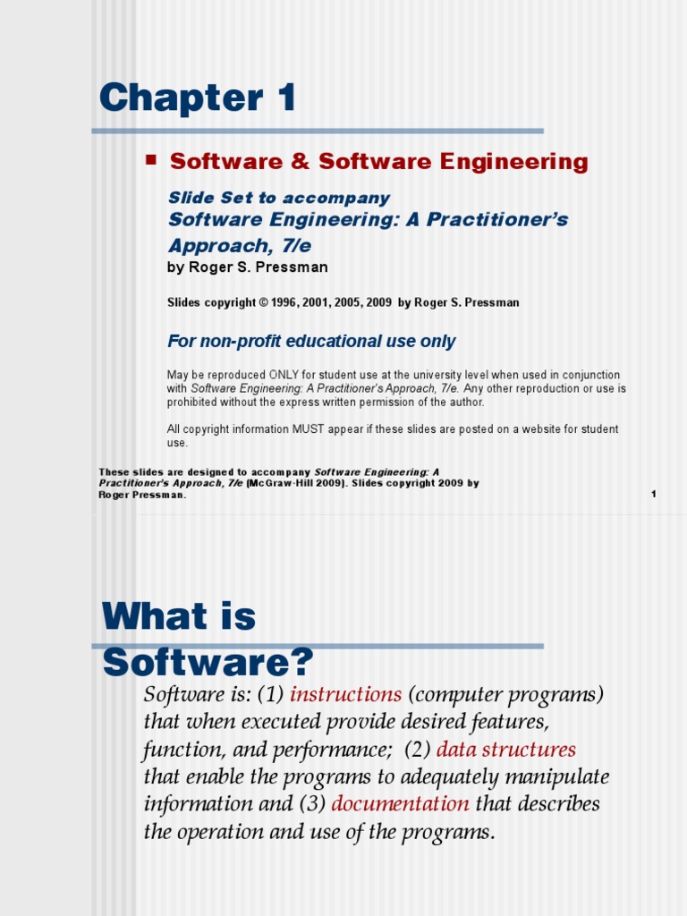 Chapter 01 | PDF | Software | Component Based Software Engineering
