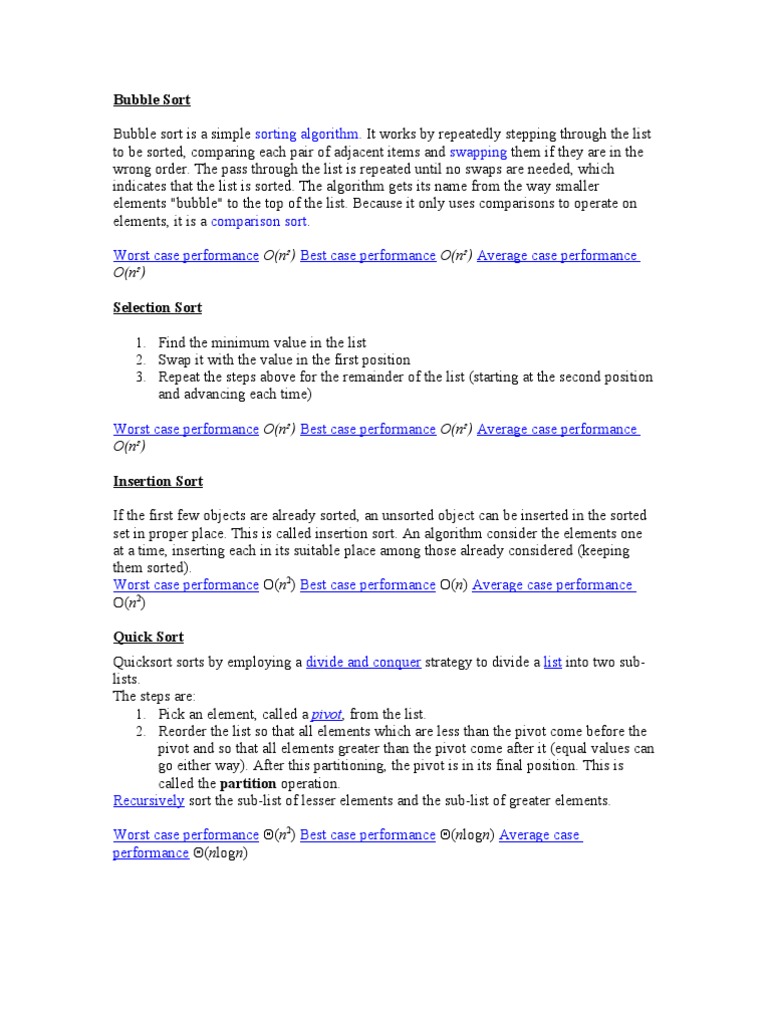 Sorting Pdf Algorithms And Data Structures Theoretical Computer