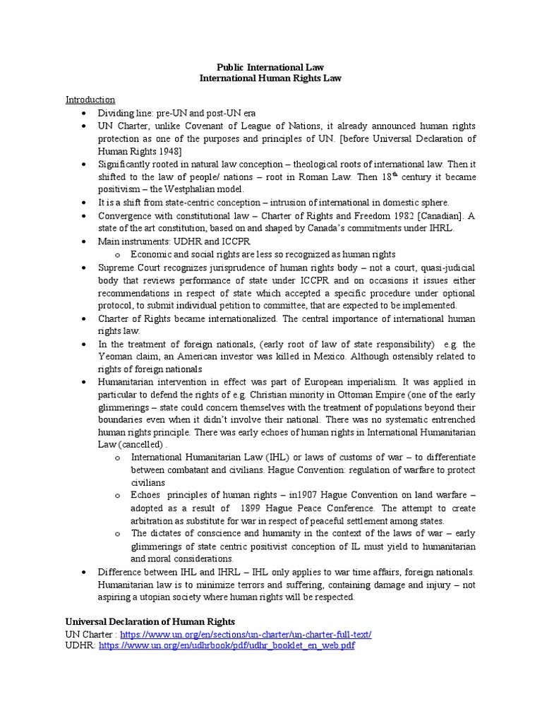 International Human Rights Law | PDF | Human Rights | International ...