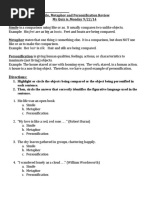 Grade 8 - Unit 1 - Test | PDF | Linguistics | Grammar