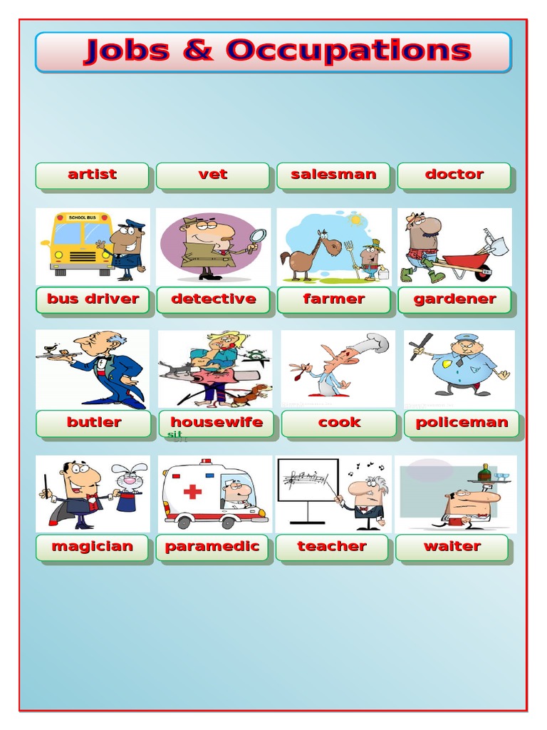 Jobs and Occupations Classroom Posters - 20243 | PDF