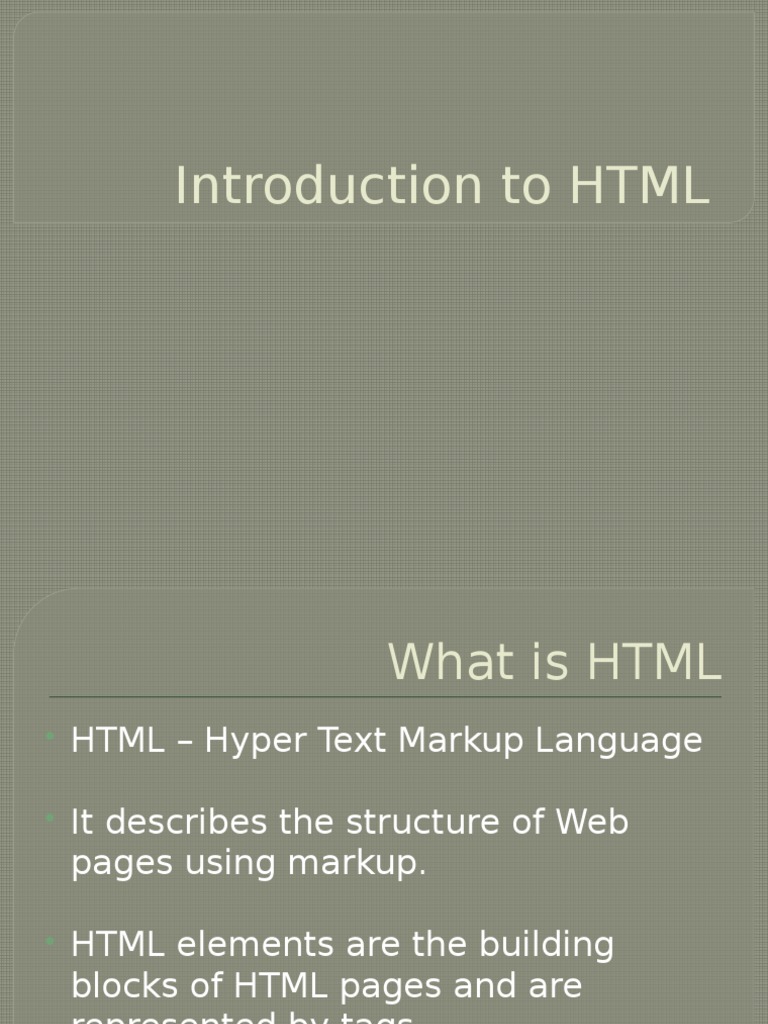 An Introduction to the Building Blocks of HTML: Key HTML Elements, Tags ...