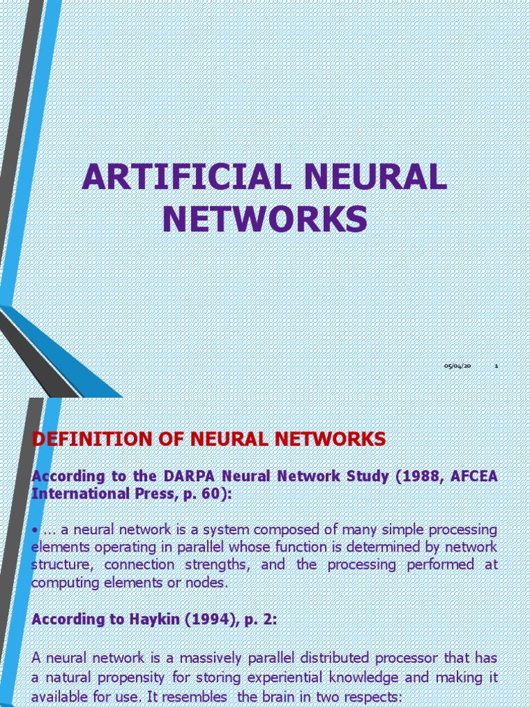 Artificial Neural Networks | PDF | Artificial Neural Network | Brain
