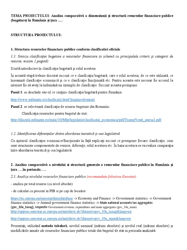 Indrumari Realizare Proiect | PDF