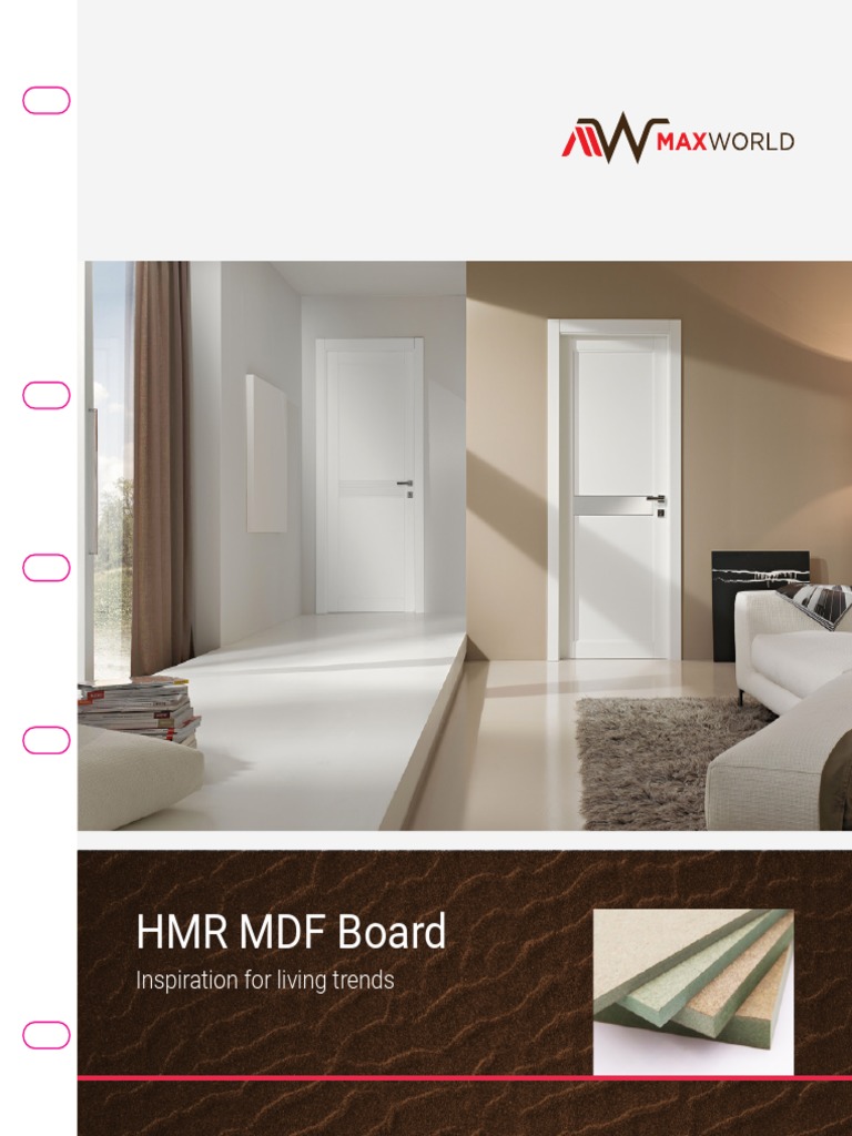 HMR MDF Board Overview and Applications | PDF | Building Materials ...