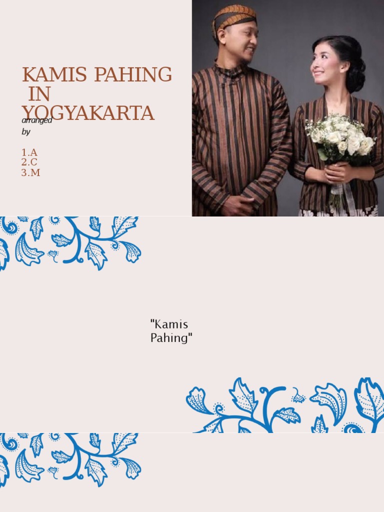 Kamis Pahing IN Yogyakarta: Arranged by | PDF