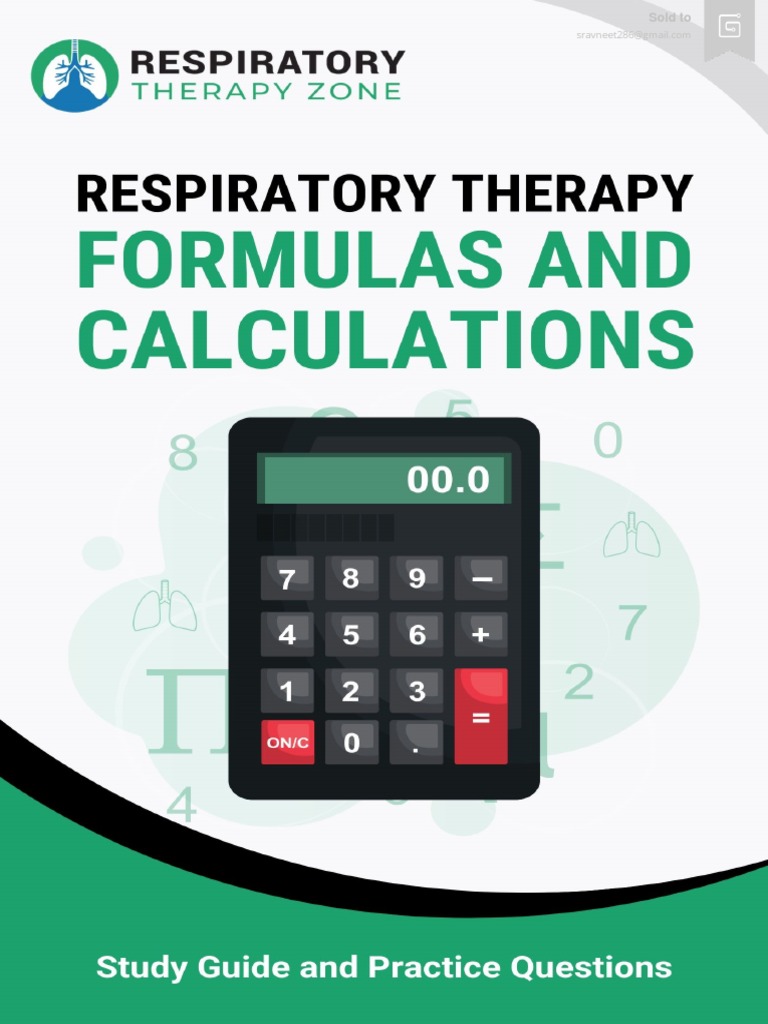 Formulas and Calculations (Study Guide) | PDF | Blood Pressure ...