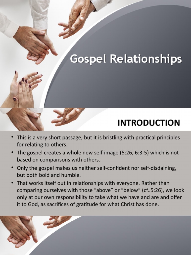 Galatians 5-26 - 6-1-5 Gospel Relationships | Download Free PDF | The ...