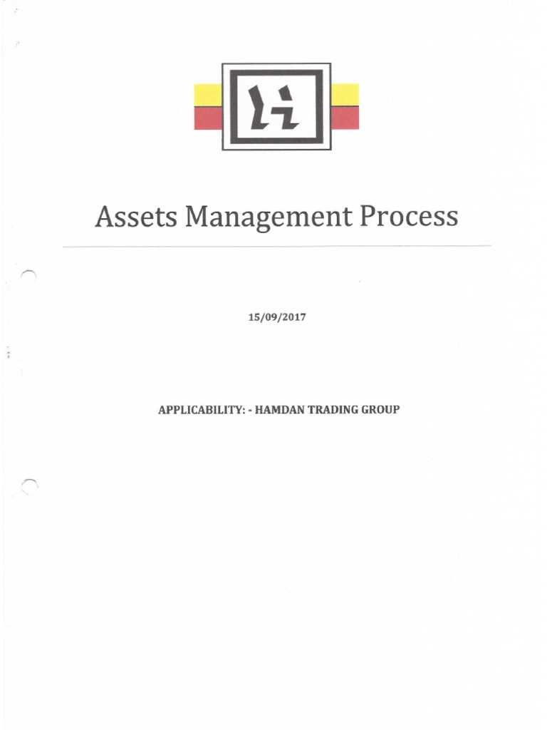 Asset Management Process PDF | PDF