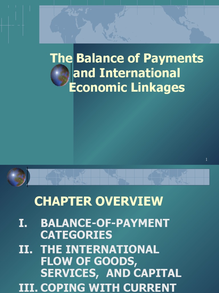 The Balance of Payments and International Economic Linkages | PDF ...