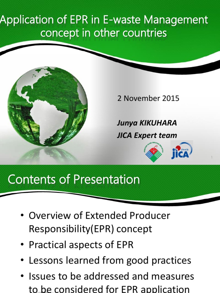 Application of EPR in E Waste Management Concept in Other Countries ...