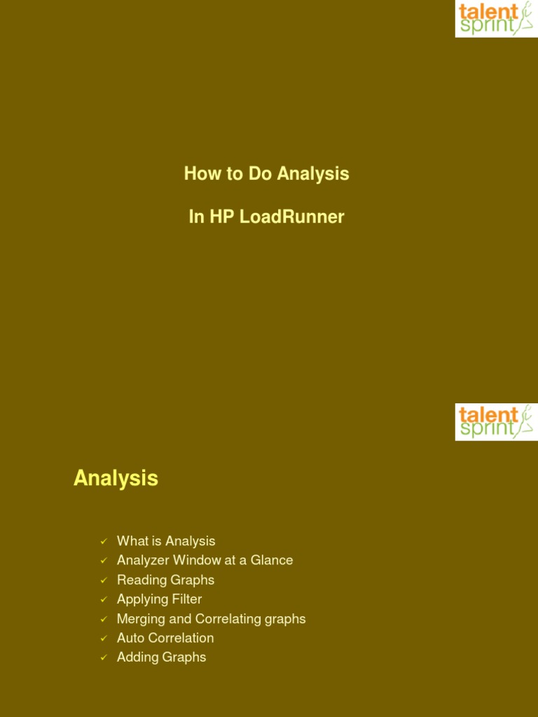 How To Do Analysis in HP Loadrunner | PDF | Correlation And Dependence | Dialog Box