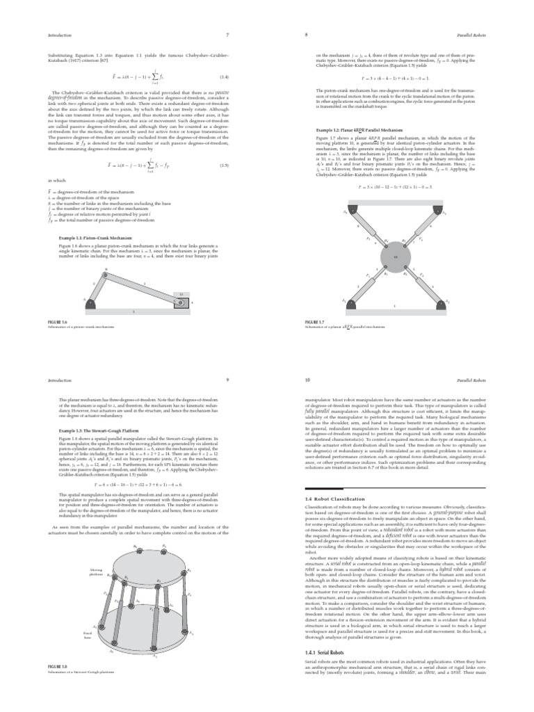 Parallel Robots ch2 | PDF | Machines | Kinematics