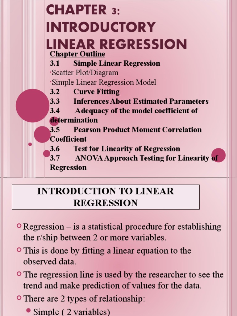Scatter Plot/Diagram Simple Linear Regression Model | PDF | Regression Analysis | Correlation ...