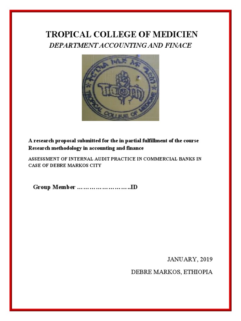 Tropical College of Medicien: Department Accounting and Finace | PDF ...