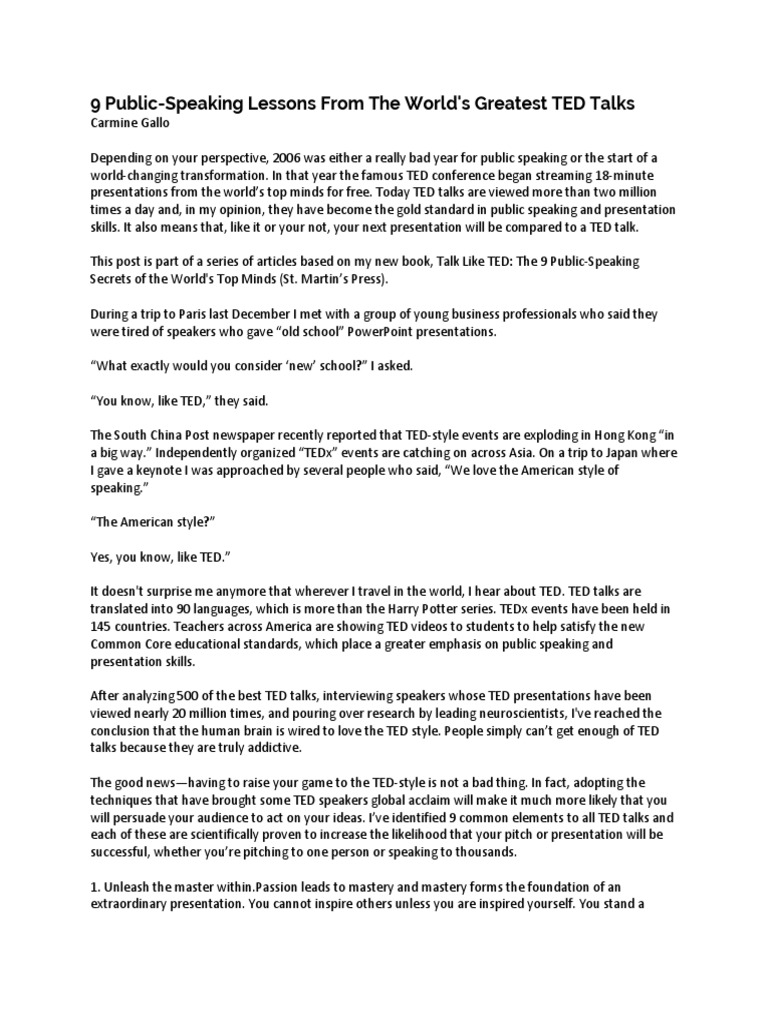 9 Public Speaking Lessons | PDF | Public Speaking | Microsoft Power Point