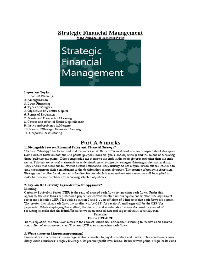 Strategic Financial Management Blog Post | PDF | Put Option | Option ...