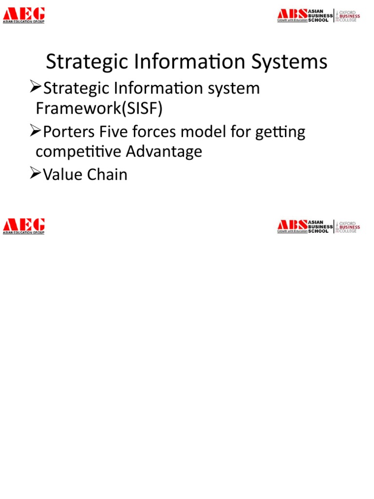 MIS Strategic MIS | PDF