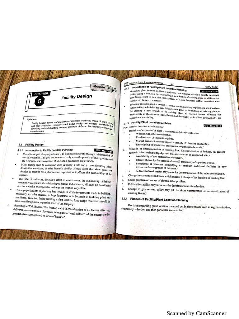 Facility Design | PDF