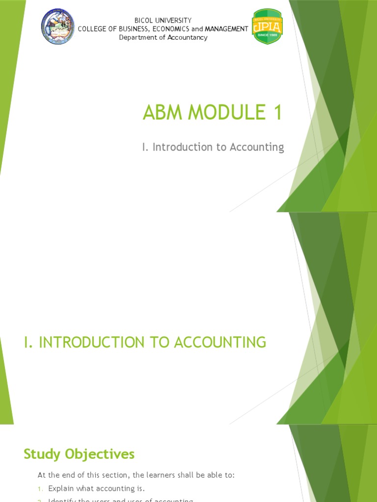 BA Module (Day 1) | PDF | Accounting | Equity (Finance)