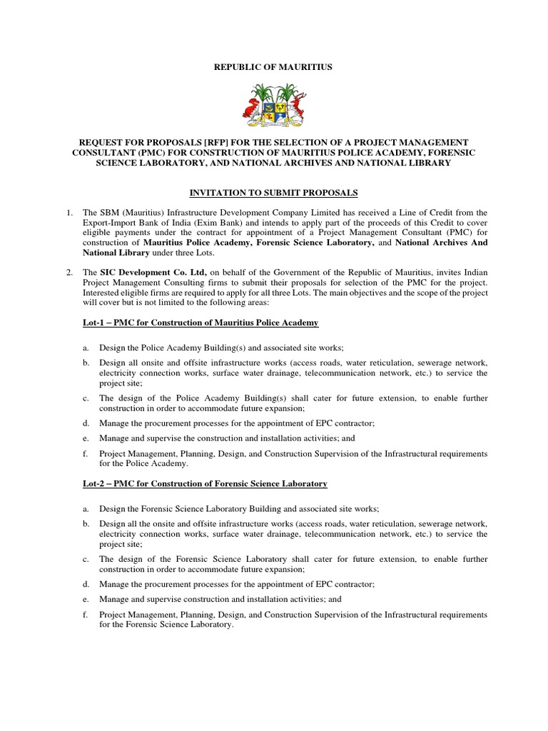 Mauritius - Police Academy, Forensic Science Laboratory, and National ...