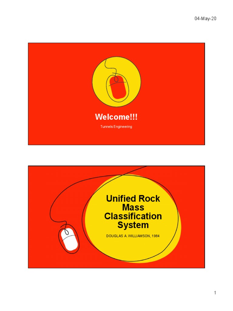Unified Rock Mass Classification System: Welcome!!! | PDF ...