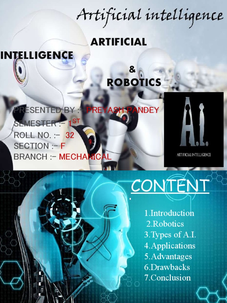 Artificial Intelligence and Robotics PDF | PDF | Artificial ...