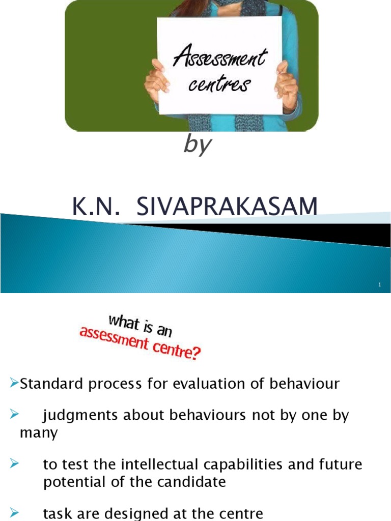 Assessment Centre | PDF | Leadership | Evaluation