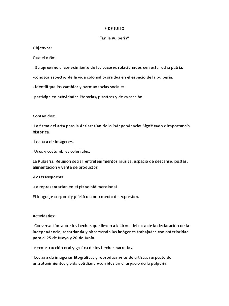 La Pulpería en la Vida Colonial Infantil | PDF | Ciencias sociales