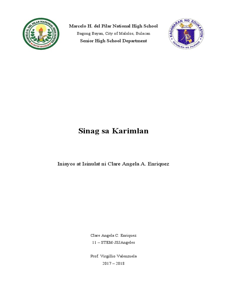 Sinag Sa Karimlan | PDF