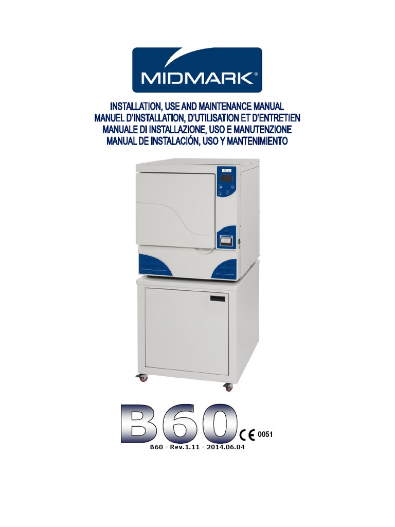 User Manual B60 Midmark PDF | PDF | Sterilization (Microbiology ...