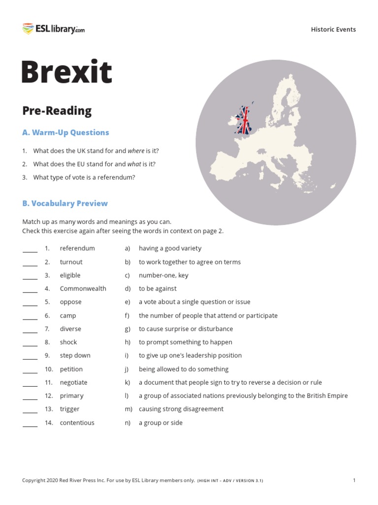 Brexit US Student | PDF | Brexit | United Kingdom
