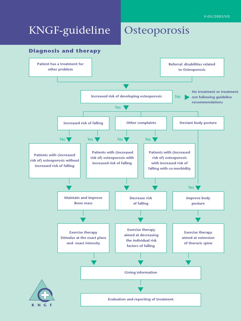 Osteoporosis Flowchart | PDF | Osteoporosis | Human Diseases And Disorders