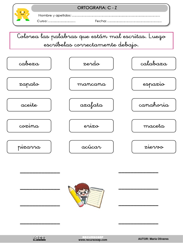 Ortografia C Z | PDF