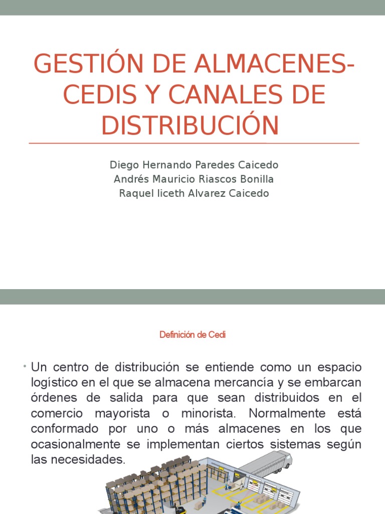 Gestión de CEDIS y Layout de Almacenes | PDF | Almacén | aduana