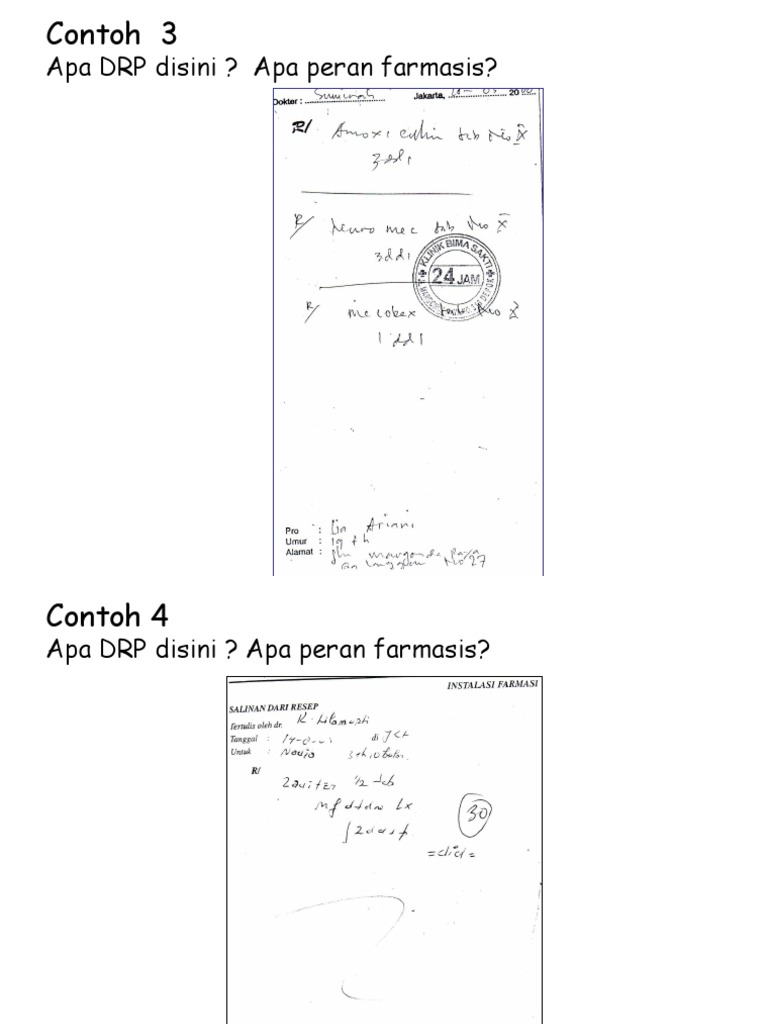 Latihan An Resep DRP PDF | PDF