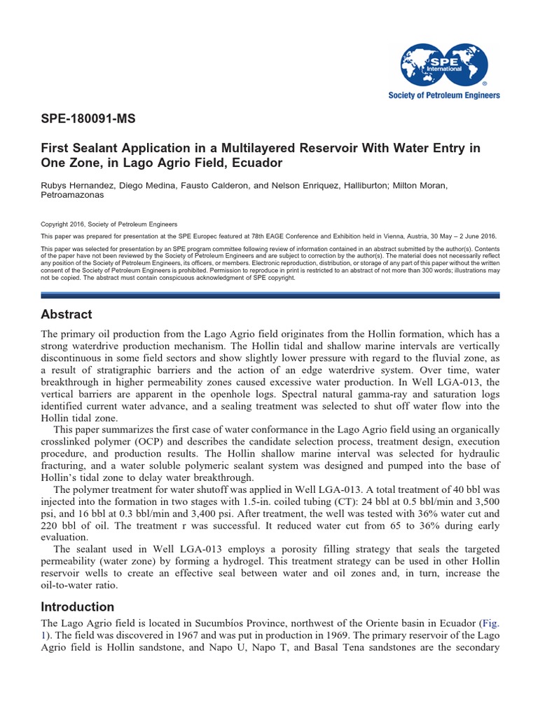 ARTICULO | PDF | Petroleum Reservoir | Permeability (Earth Sciences)